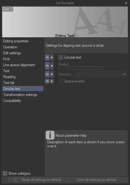 creating circular text with csp 3 0