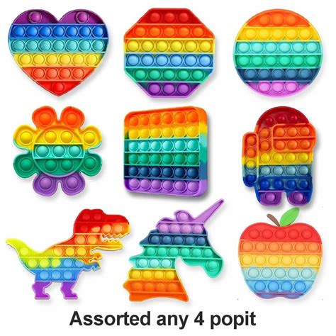 Silicon Pop It Push Pop Fidget Toy At ₹ 28 Piece Pop It Toy In New
