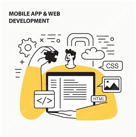 基於編碼安全和設計的 web 開發矢量集 向量 页 正面 代碼向量圖案素材免費下載，png，eps和ai素材下載 pngtree