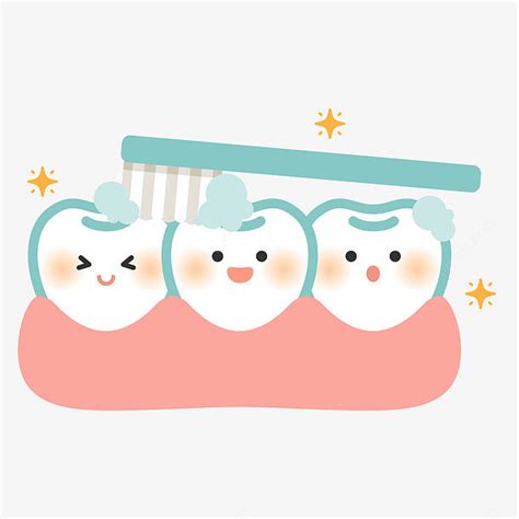 三个可爱牙齿矢量免抠图免抠png素材 新图网ixintu