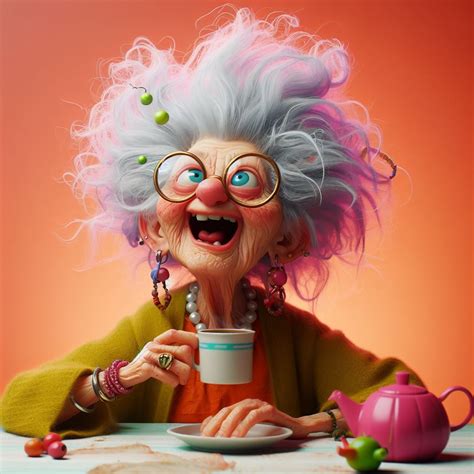 Pinterest Old Lady Humor Funny Old People Cartoon Grandma