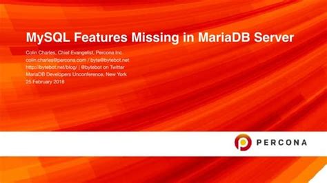 What Is Mariadb Server 103 Ppt
