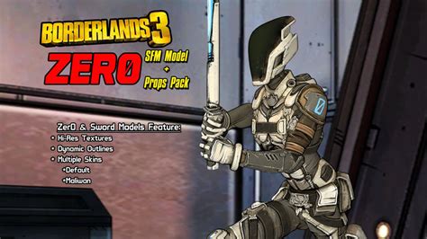 Borderlands 3 Zer0 Model Prop Pack By 416lottie On Deviantart
