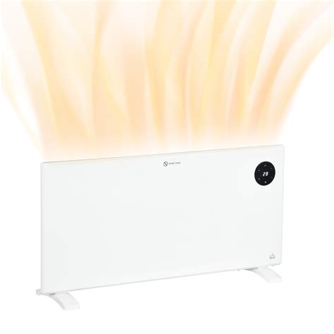HOMCOM W Electric Convector Heater Freestanding Or Wall Mounted