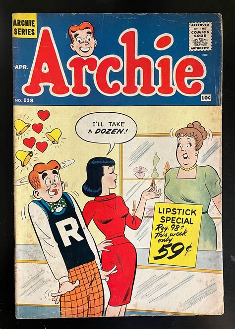 Archie Comics April 1961 No 118 Silver Age Very Good Etsy