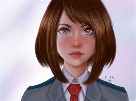 Uraraka Ochako Uraraka Ochako Boku No Hero Academia Boku No