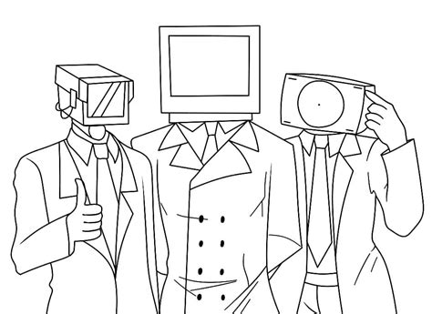 ภาพระบายสีทั้งหมด Skibidi Toilet ดาวน์โหลด พิมพ์ หรือระบายสีออนไลน์ได้ฟรี