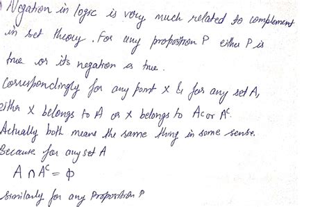 Solved 1 Make A Paragraph About The Relationship Between Negation In Course Hero