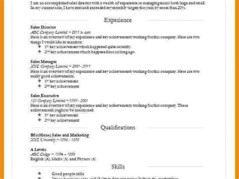 Cv Resume Format Word 8 Cv In Word Document Theorynpractice Williamson