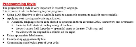 Programming Style The Programming Style Is Very