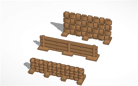3d Design Fence Agricola Tinkercad