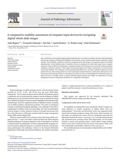 Pdf A Comparative Usability Assessment Of Computer Input Devices For