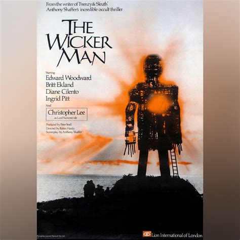 Wicker Man The 1973 Original Movie Poster Vintage Film Poster