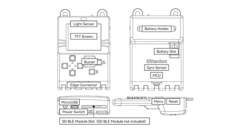 Kittenbot Meowbit Codable Console For Microsoft Makecode Arcade