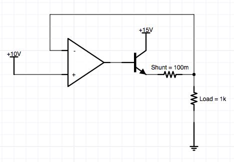 Operational Amplifier Current Sensing With Op Do I Need A Shunt Resistor In Series With