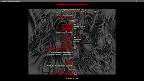 Menu V Image GZDoom Demake Shaders Mod For Doom ModDB