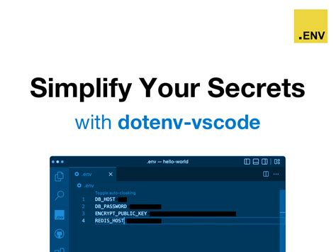 GitHub Dotenv Org Dotenv Vscode Add Auto Cloaking Auto Completion