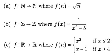 Solved 1 Determine If Each Of The Following Describes A