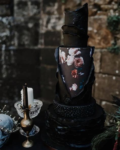 Black Gothic Cake