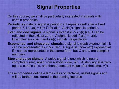 1 Signal And Systems Basics PPT Physics Science