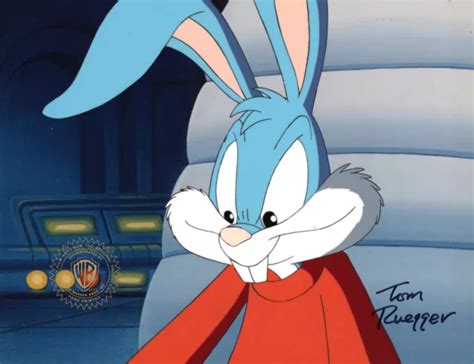 Tiny Toons Adventures Buster Bunny Original Production Cel Mtv Signed T