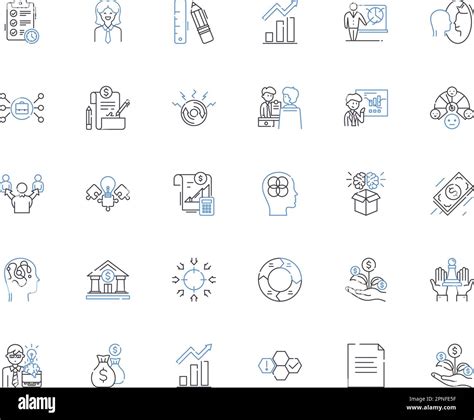Legal Framework Line Icons Collection Regulations Statutes Jurisdiction Compliance