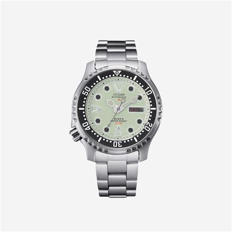 시티즌 프로마스터 다이버 오토매틱 200m 42mm 스테인리스 스틸 베이지 Citizen Kream