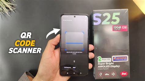 Itel S25 How To Use Qr Code Scanner Youtube