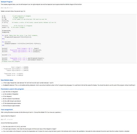 Sample Program The Sample Program Below Uses The Chegg Com