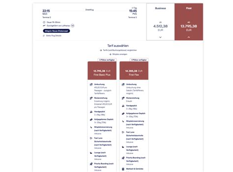 Lufthansa Allegris Garantierte Strecken Ab Ende März Inkl First