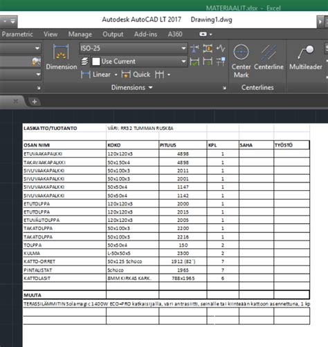 Autocad Lt 2017 Pasting From Excel Autodesk Community