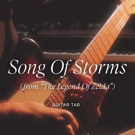 Song Of Storms From Legend Of Zelda Guitar Tabs Adam Dodsons