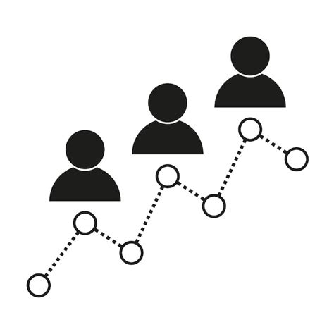 Premium Vector Group Of People And Ranking Chart Vector Illustration