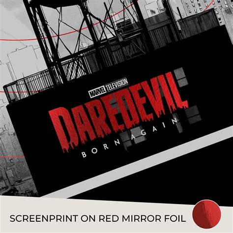 Daredevil Born Again Screenprint By Matthew Woodson Sideshow