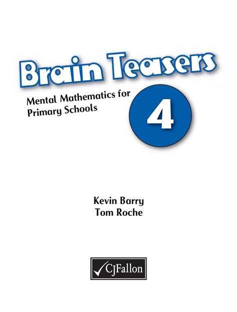 Mycjfallon Brain Teasers Book 4