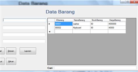Membuat Button Simpan Edit Batal Dan Textbox Cari APHAZ4