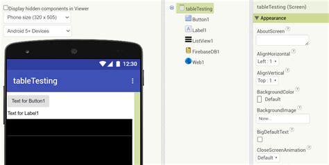 mit inventor dynamic table from firebase mit app inventor help mit