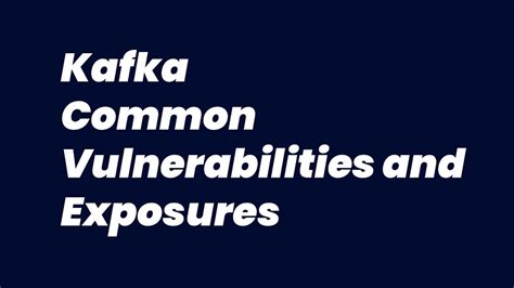 Apache Kafka 권한관리 취약점cve 202431141 By Victor Park Spitha Techblog Medium