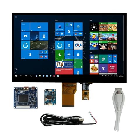 Lcd 디스플레이 화면 모니터 제어 드라이버 보드 디지타이저 터치 스크린 Hdmi 호환 라즈베리 파이 1 2 3 Pc