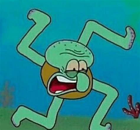 Cursed Squidward Blank Template Imgflip