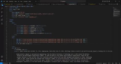 Video Coding On Apj Abdul Kalam Tribute Page Priyanka Priyadarsini