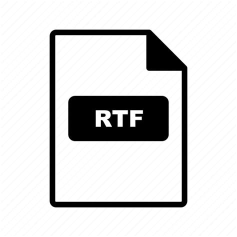 Rtf File Format Icon Download On Iconfinder