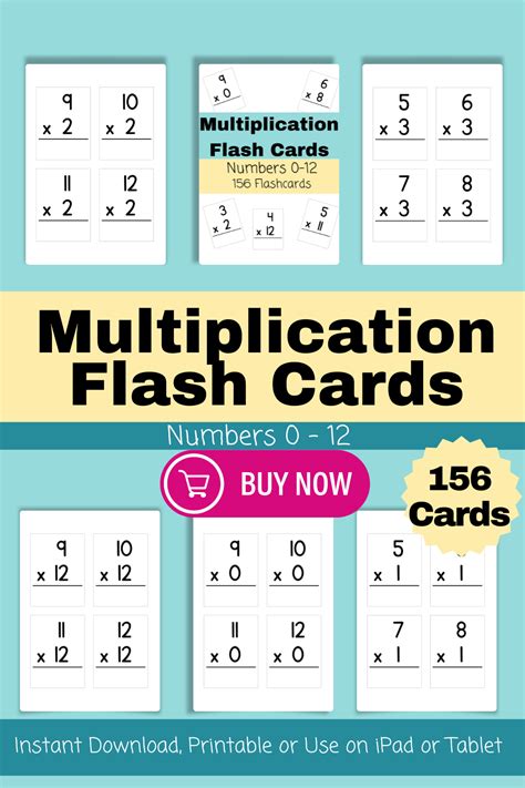 Printable Multiplication Flashcards 0 12 With Answers Multiplication