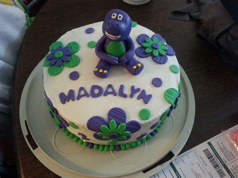 Barney Theme Cake
