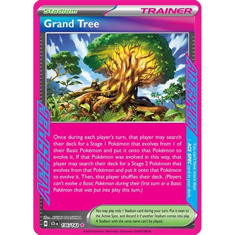 Grand Tree Ace Spec Rare Sv7 Stellar Crown Carta Pokemon En México