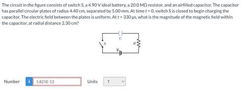 Solved The Circuit In The Figure Consists Of Switch S A Chegg Com