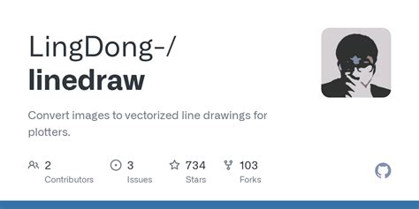 GitHub LingDong Linedraw Convert Images To Vectorized Line Drawings