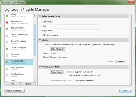 Using The Plugin Manager Learn To Lightroom