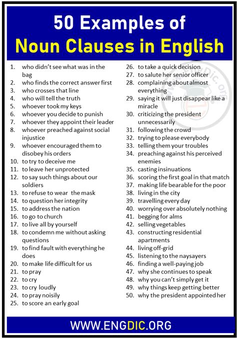 10 Examples Of Noun Clause Printable Templates Free