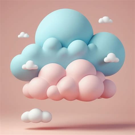 3d Rendering Abstract Background 3d Rendering Abstract Background Cloud In The Sky 3d Render